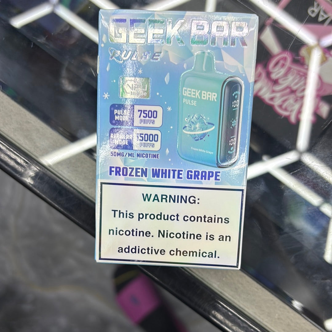 Geek bar pulse frozen white grape – Exotic smokes